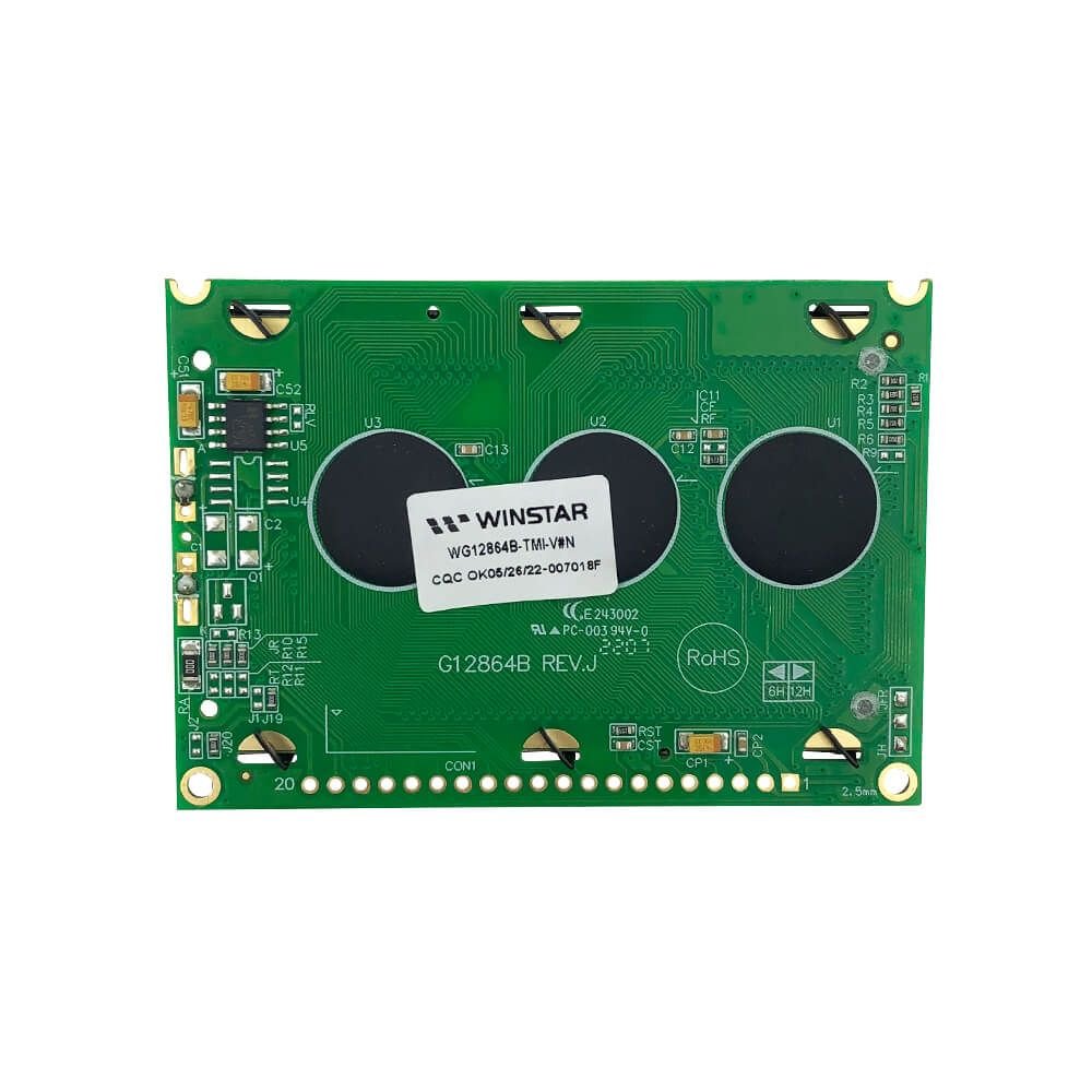 Display LCD WINSTAR 128X64 WG12864B-TMI - com Back Azul