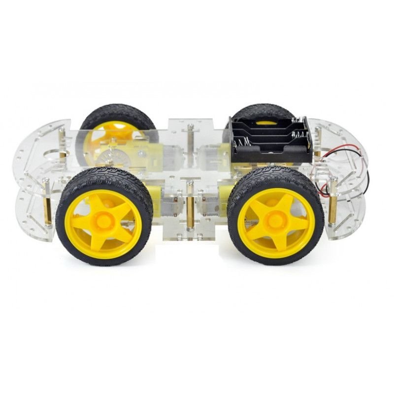 Kit chassis 4 rodas Tracing Robot 4wd