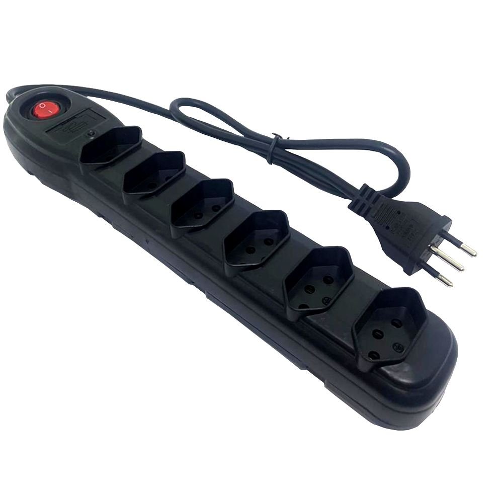 Filtro de Linha com 6 Tomadas - 1 Metro | Megatron