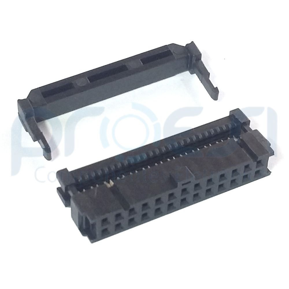 Conector Latch Fêmea Com Aliviador - 26 Vias