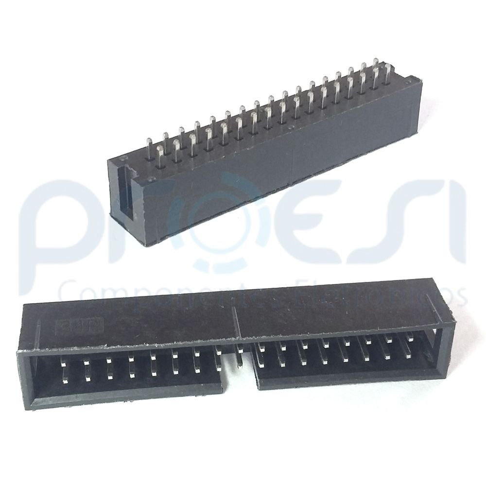 Conector Header 34 Vias Sem Trava 180°