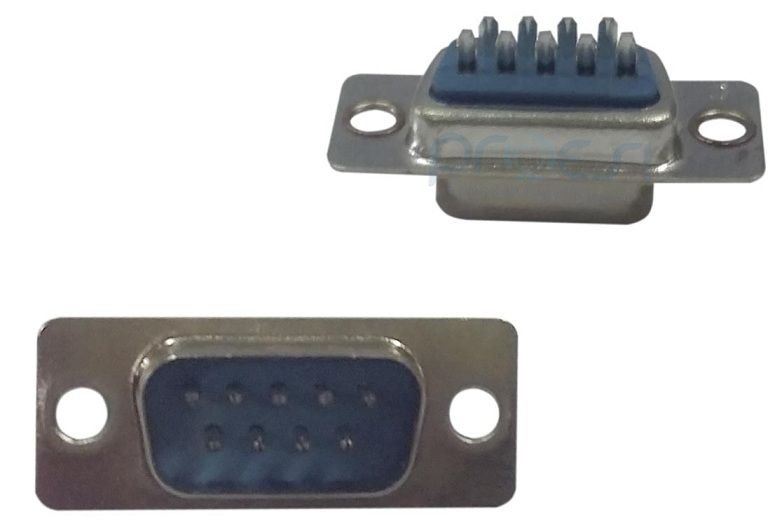 Conector DB9 Macho - Solda Fio