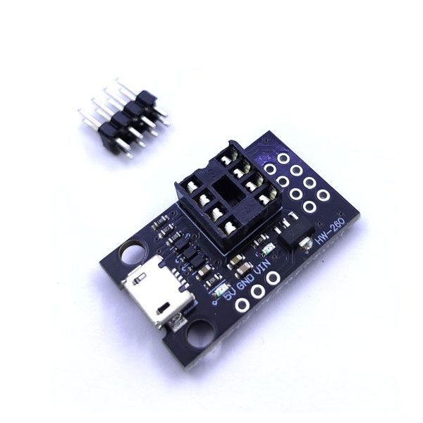 Módulo Programador Attiny85 / Attiny13A / Attiny25 / Attiny45 Micro USB