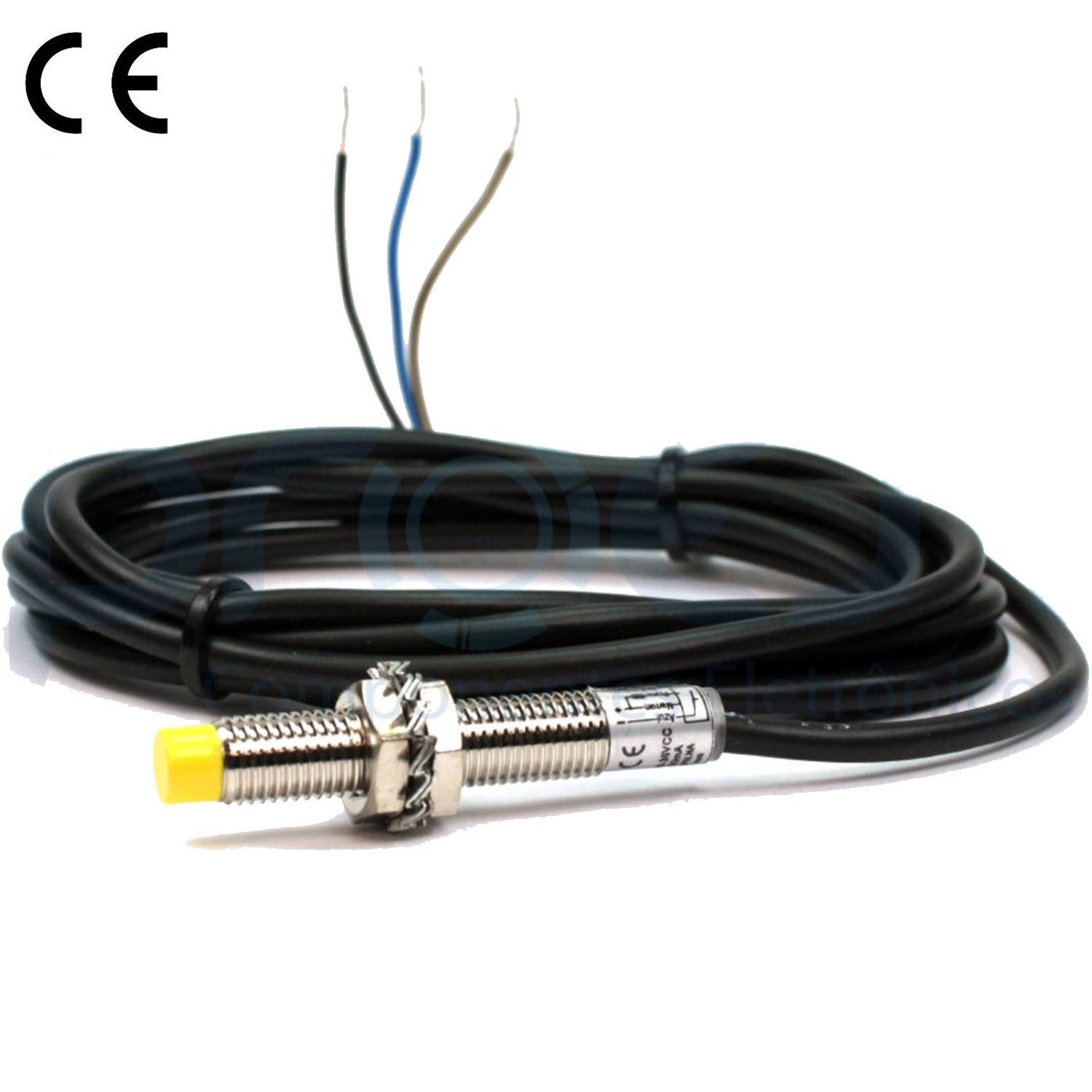 Sensor Indutivo I8-2-DNA M8 NPN 10-36VCC | 1NA | Não Faceado | Metaltex