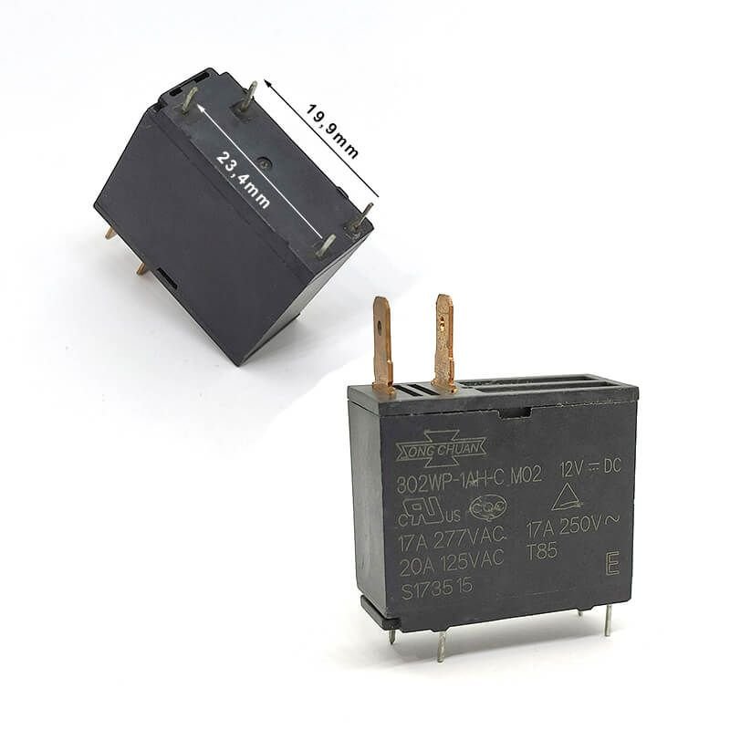 Rele para Refrigeração 302WP-1AH-C - 12V 17A/250VAC