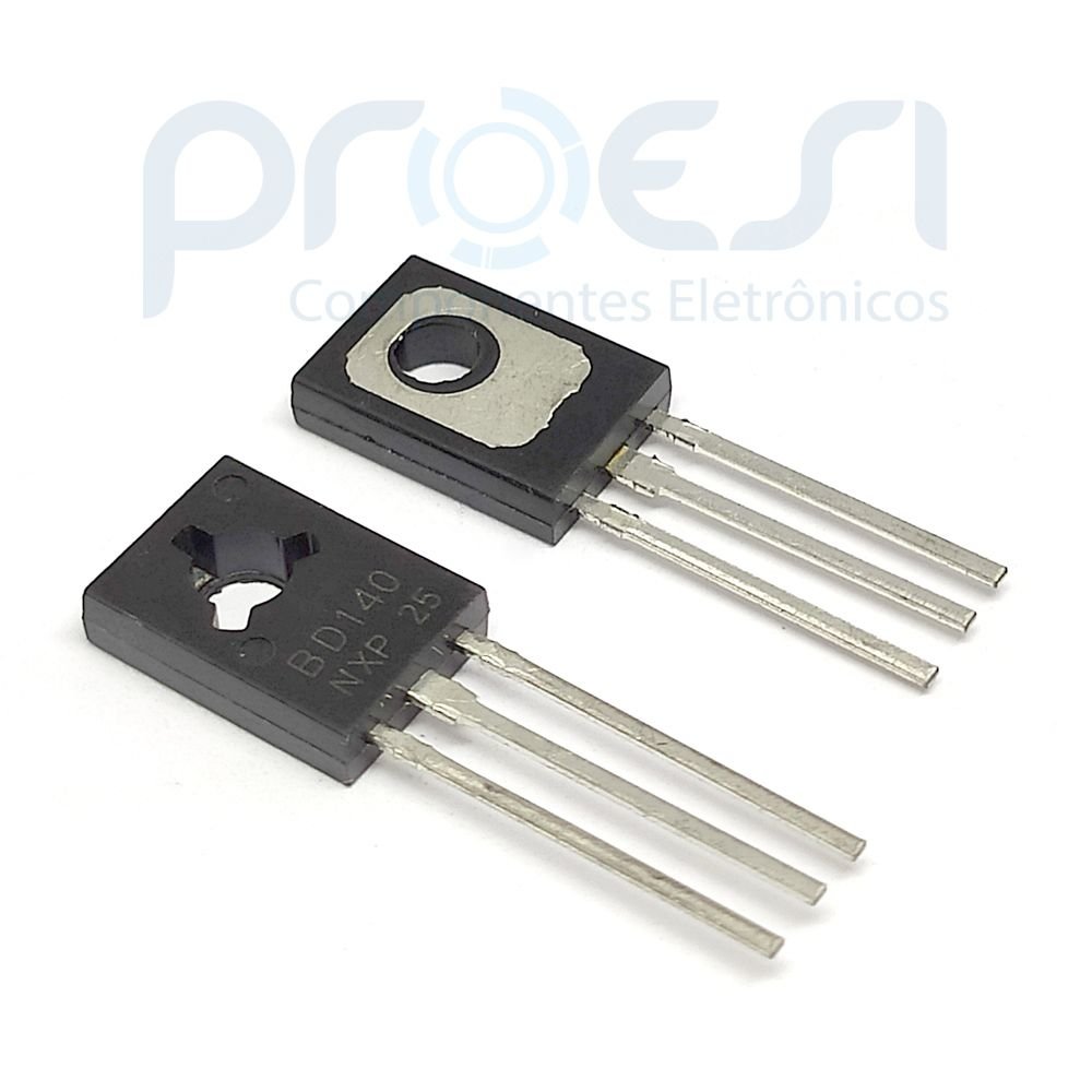 BD140 Transistor PNP 80V I 1,5A Marca NXP (TO-126)