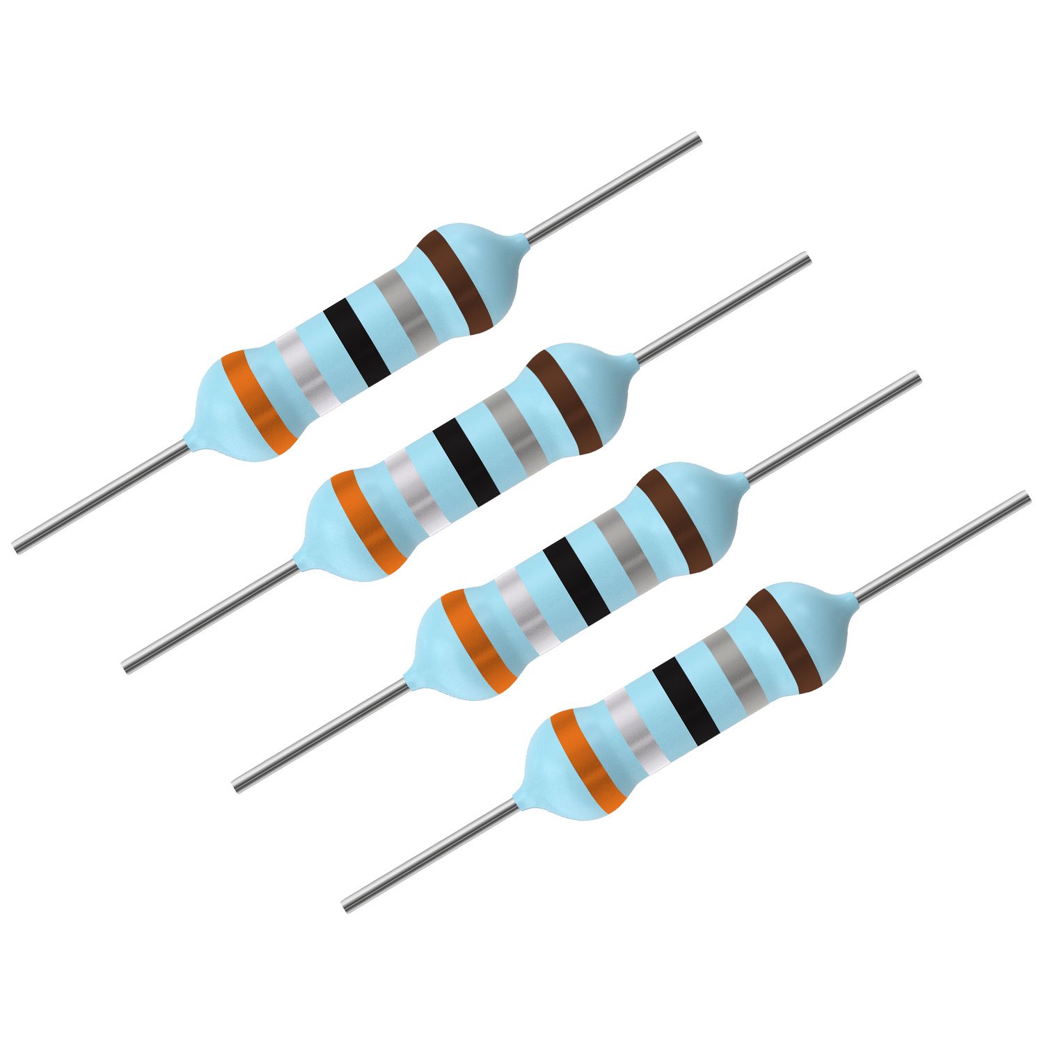 Resistor Precisão 3,9 Ohms 1/4W 1% - Desempenho Superior
