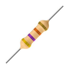 Resistor 47K Ohms com Potência 1/4W e Precisão de 5%