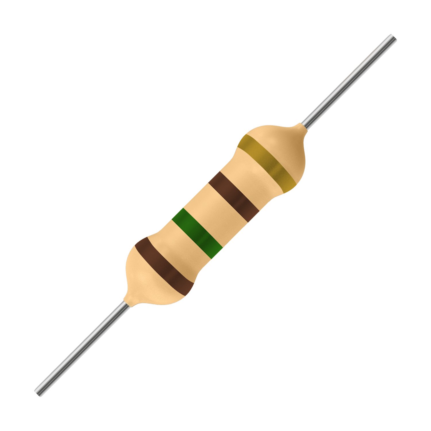 Resistor 150 Ohms com Potência 1/4W e Precisão de 5%