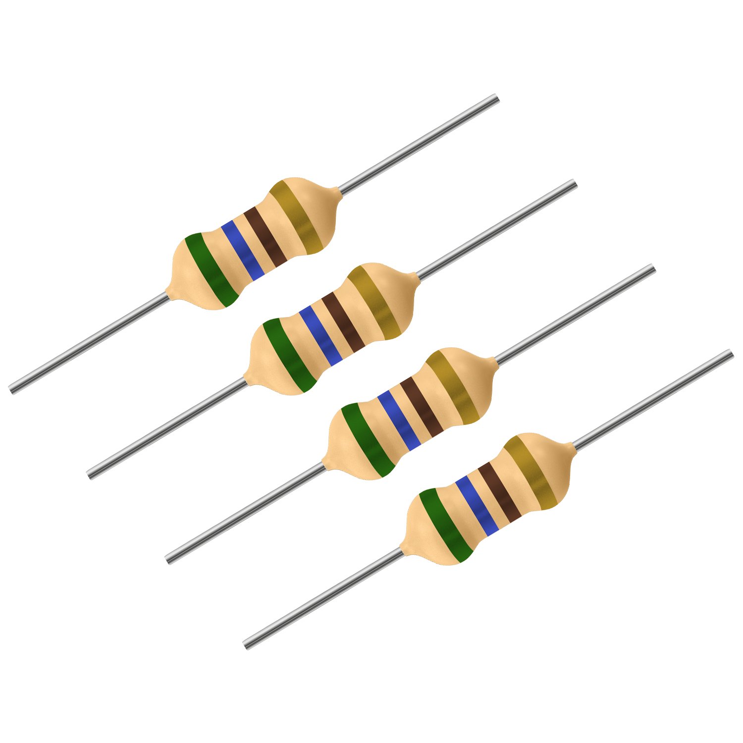 Resistor 560 Ohms com Potência 0,125W e Precisão de 5%