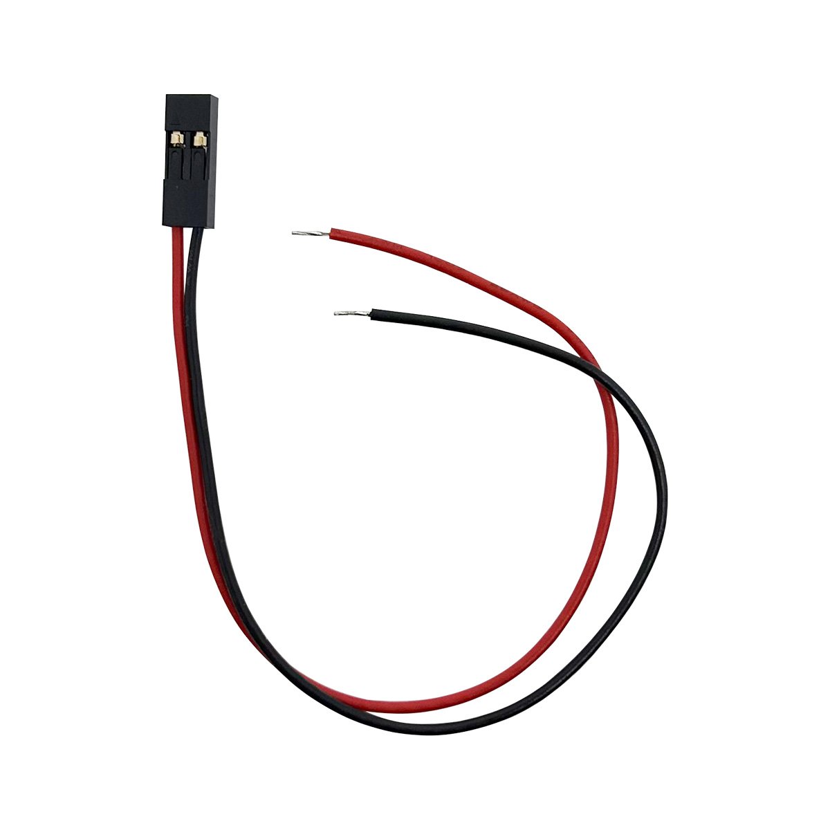 Conector Dupont-2P 2 Vias Fêmea 2,54mm | 26AWG | Rabicho 15cm