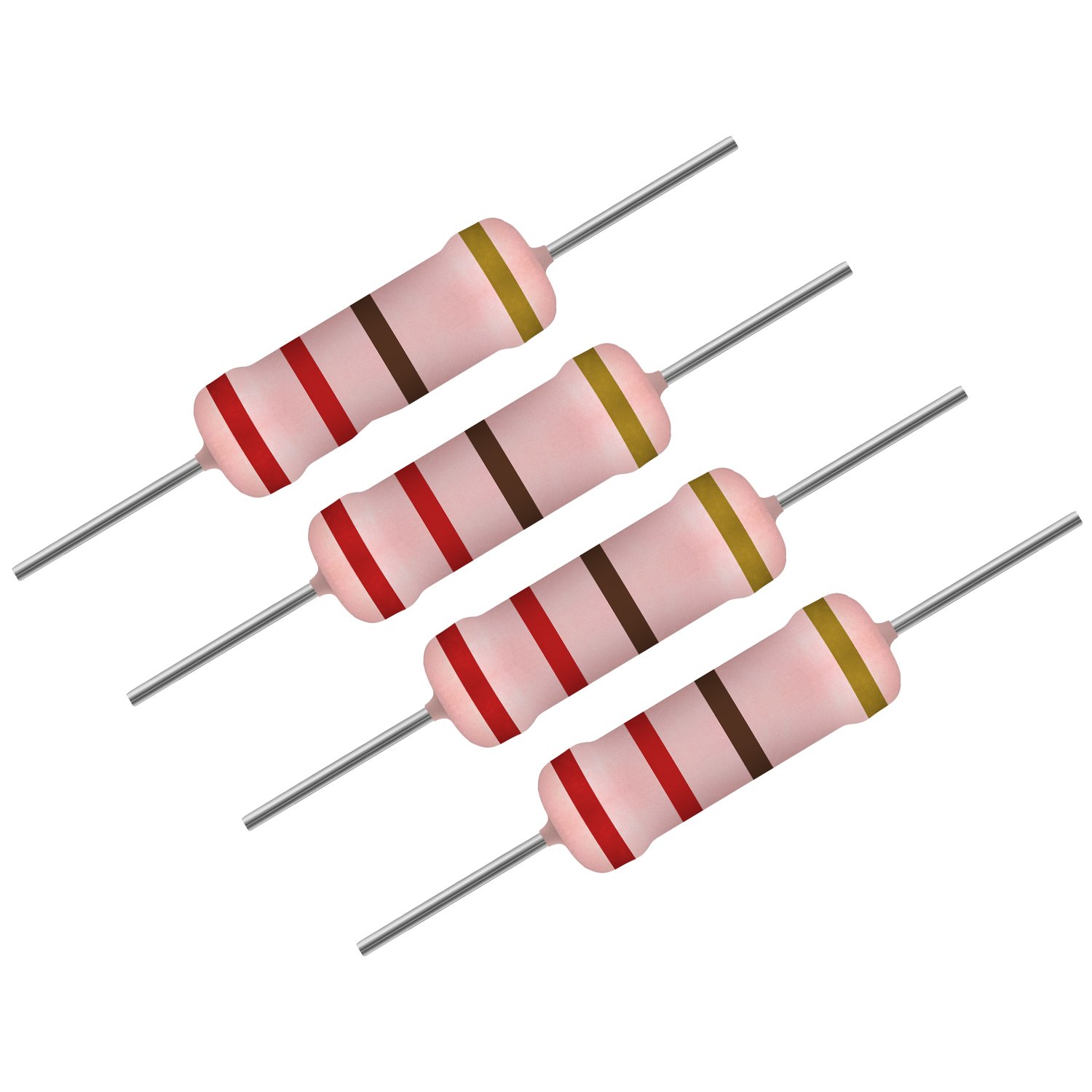 Resistor 220 Ohms com Potência 5W e Precisão de 5%