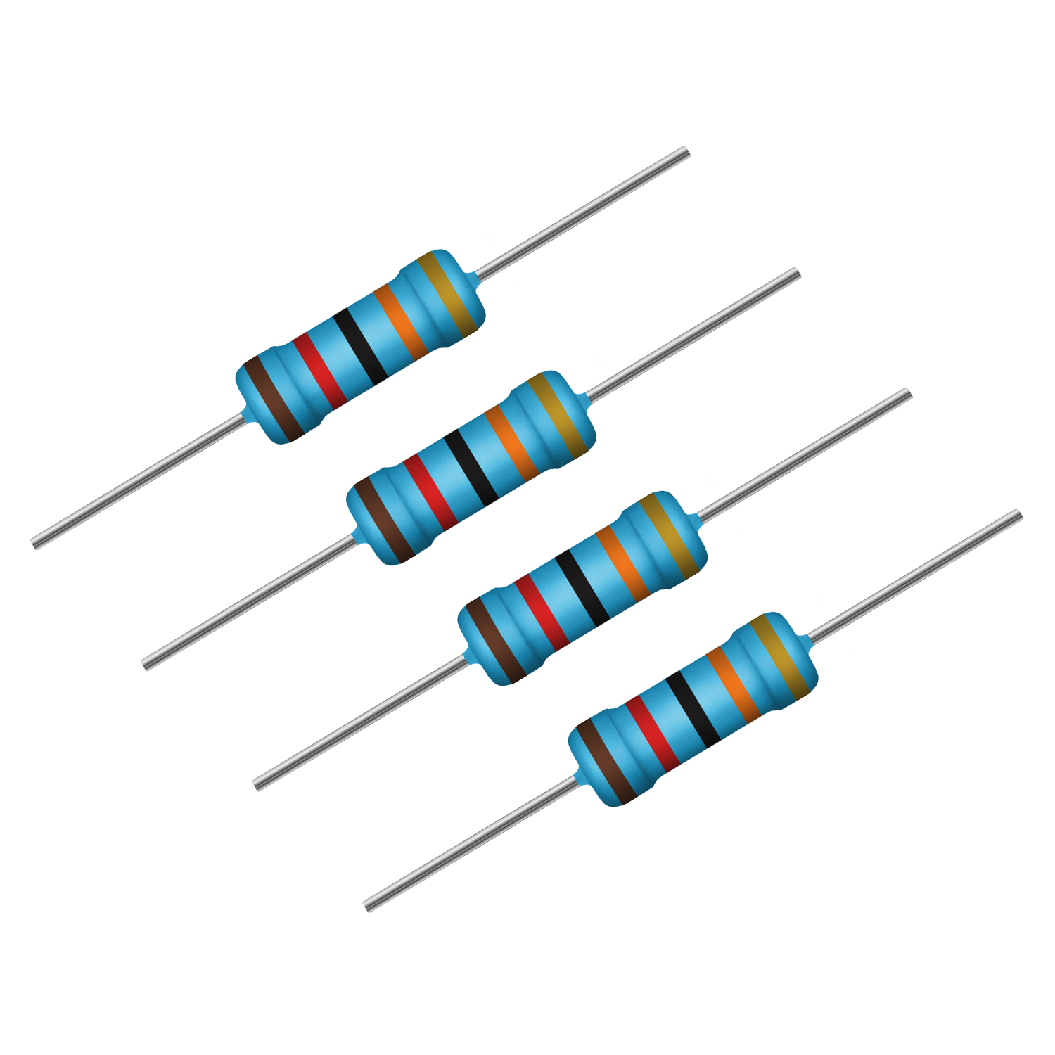 Resistor 120K Ohms com Potência 1W e Precisão de 5%
