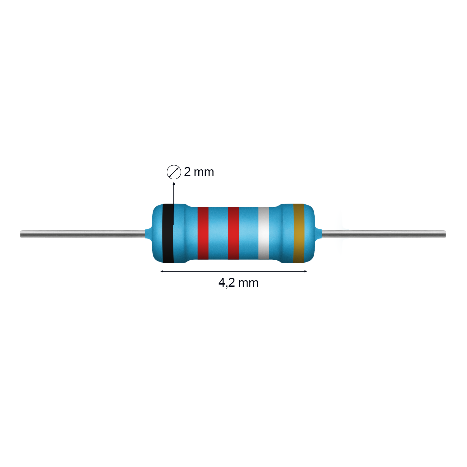 Resistor de 2W - 0,22 Ohms