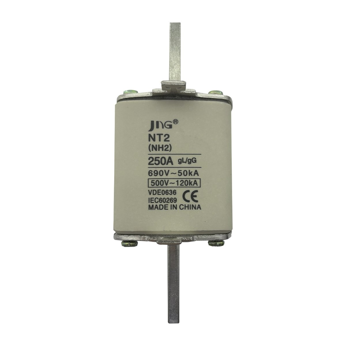 Fusivel Retardo NH2 - 250 AMP - 500VAC