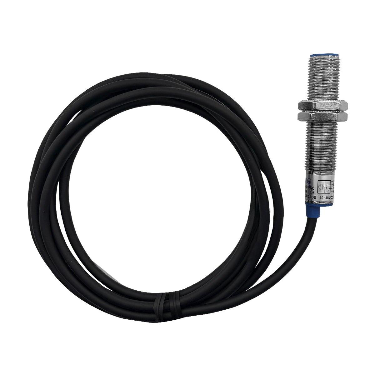 Sensor Indutivo LM12-3002NC 12mm NPN 10-30VCC | 1NA+1NF | Faceado