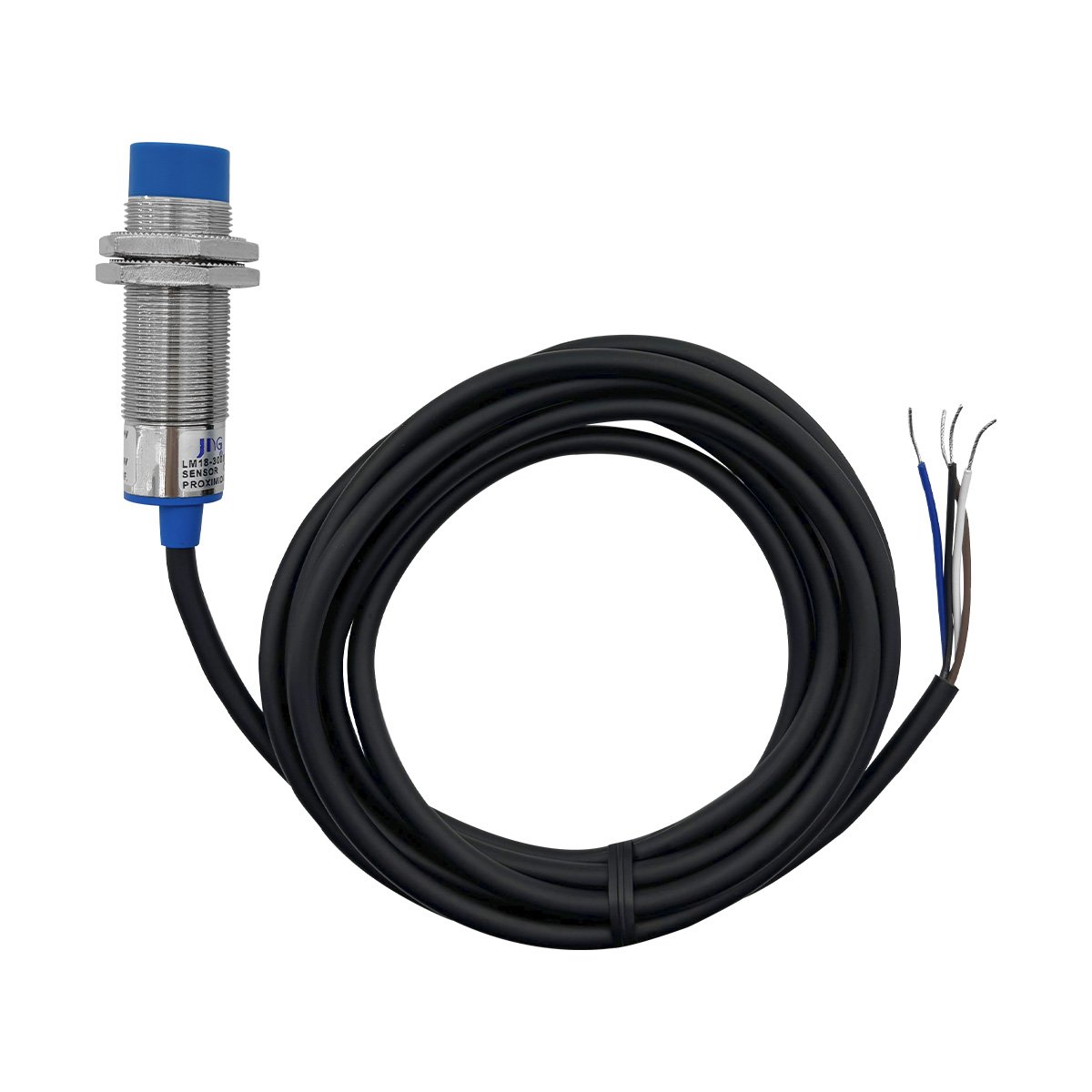 Sensor Indutivo LM18-3008PC 18mm PNP 10-30VCC | 1NA+1NF | Não Faceado