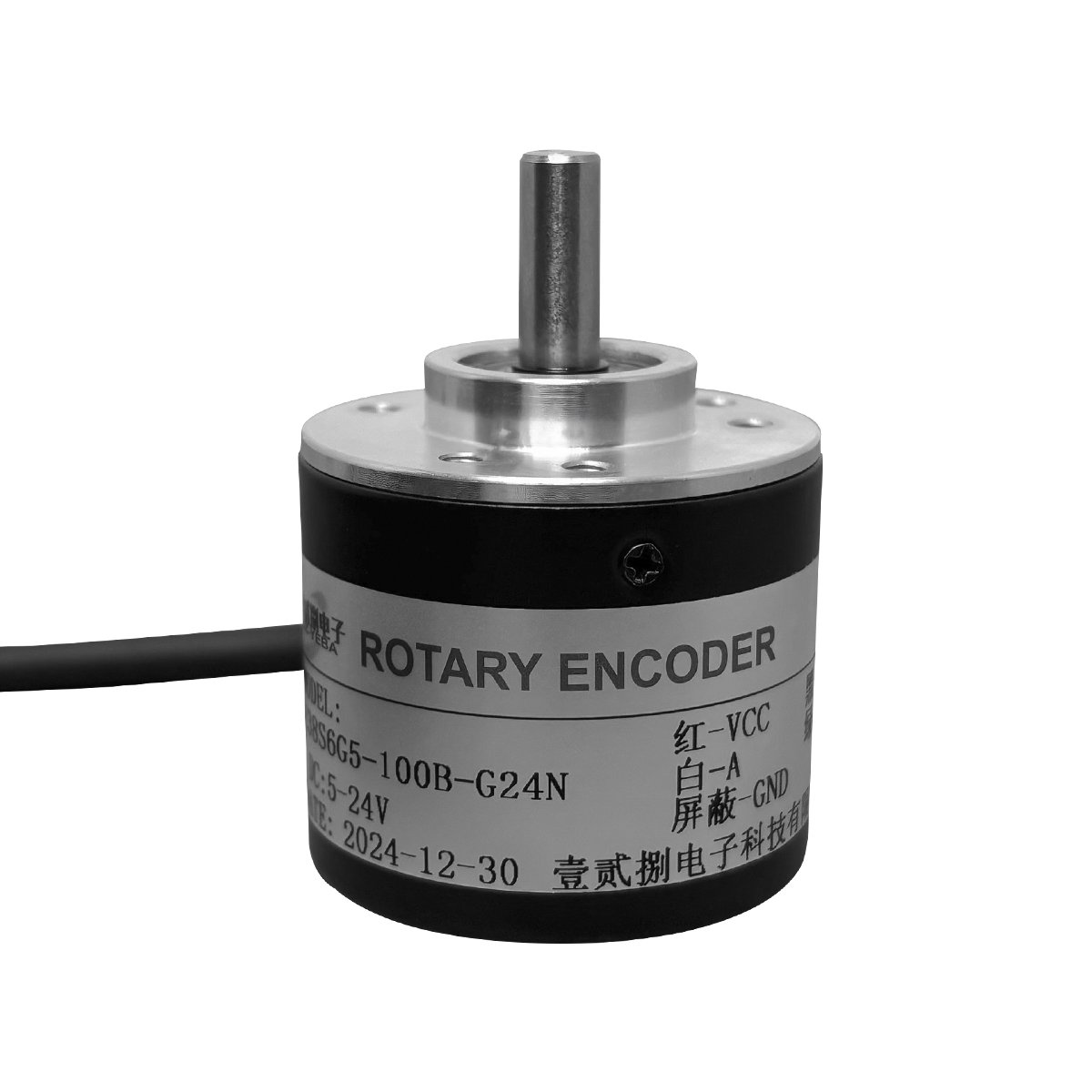 Encoder Incremental 6mm 5–24VDC 100 Pulsos