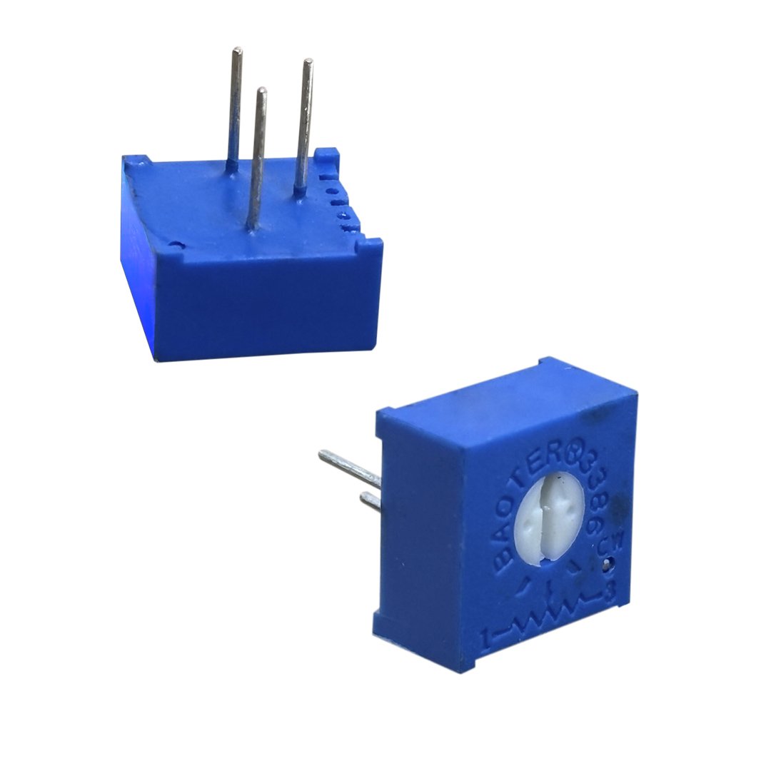 Trimpot 3386P 10k 1 Volta - Ajuste Preciso